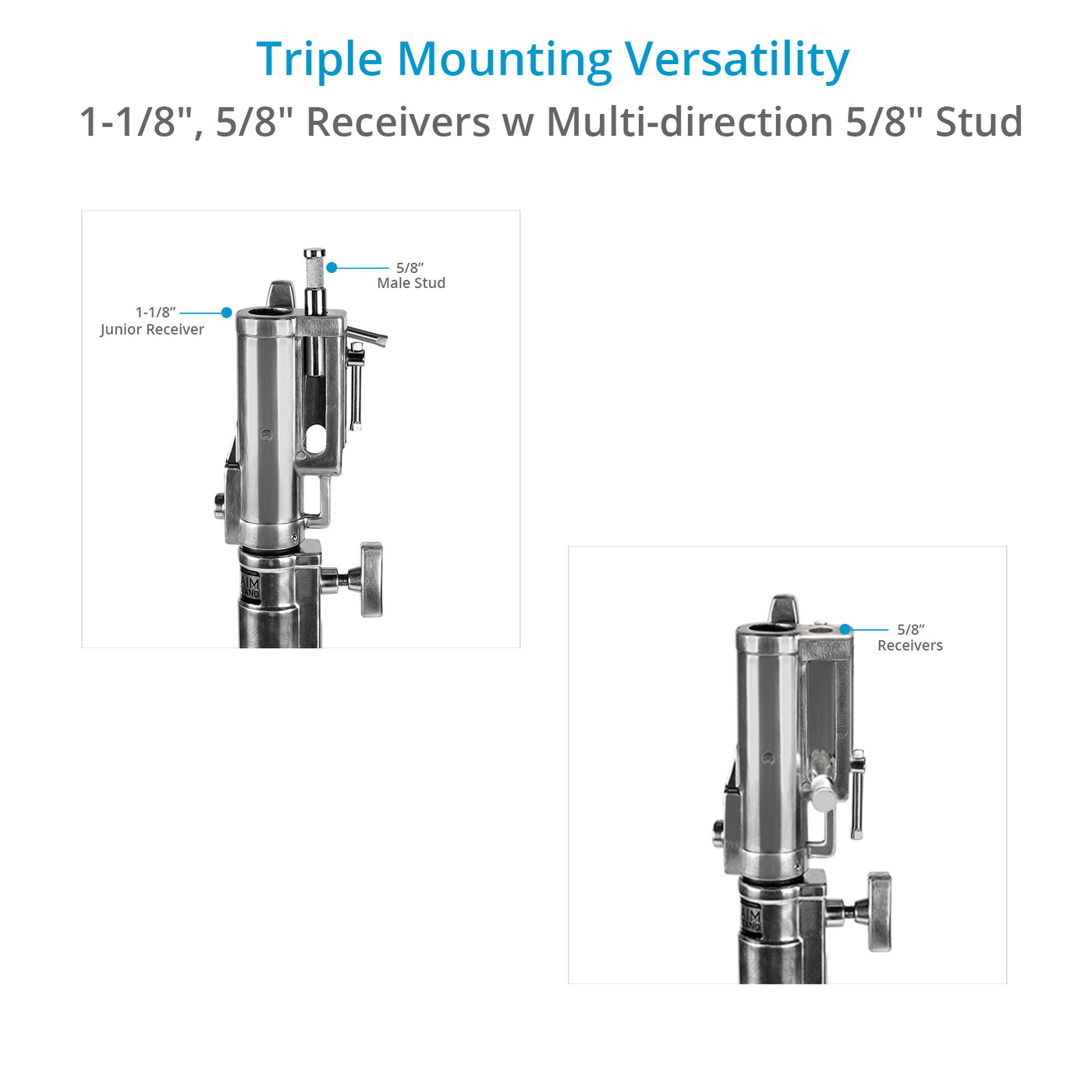 6.7ft Low Ninja Power Stand for Lighting Fixtures | Proaim