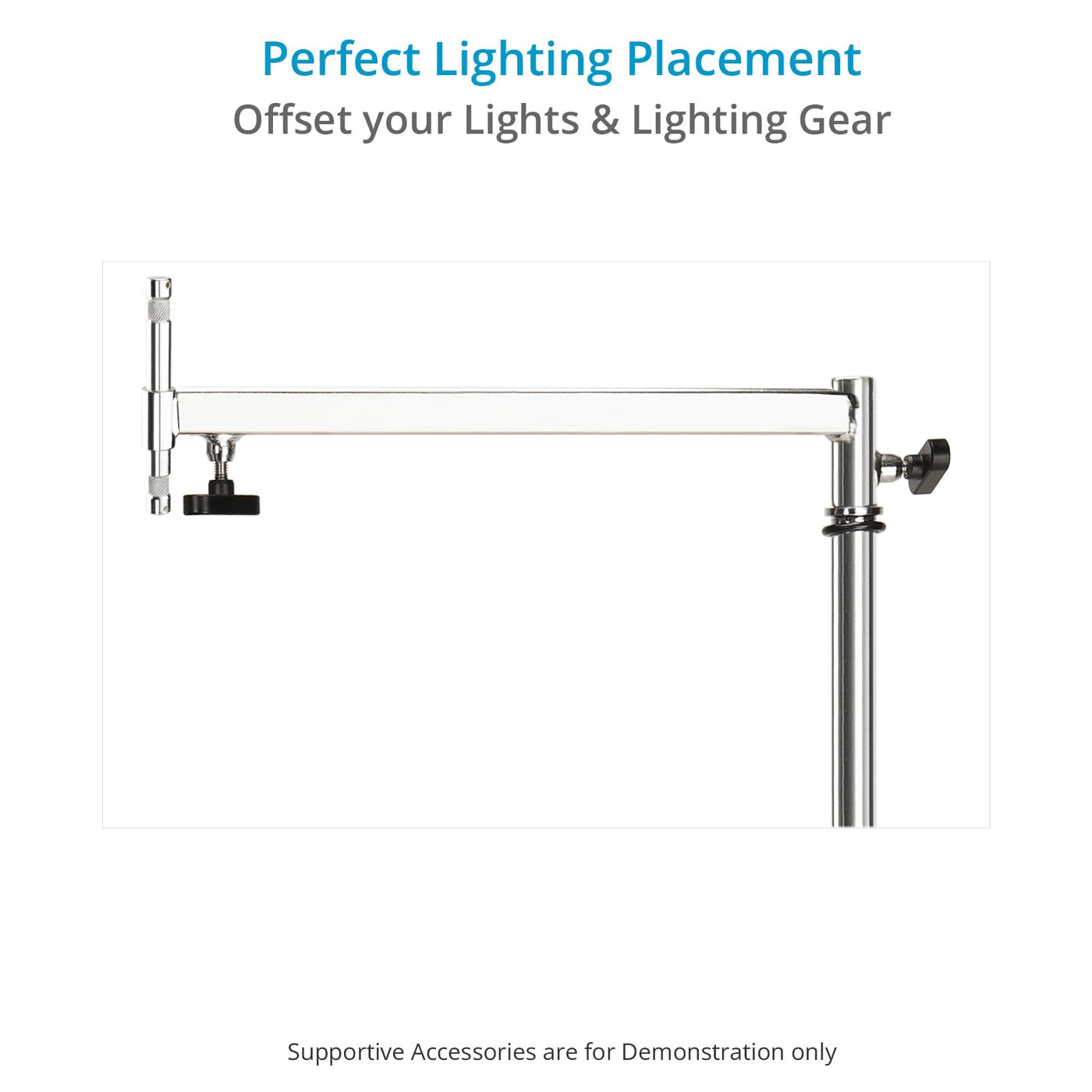 Linkon 5/8" Offset Arm with 2 Pins for Lights | Proaim